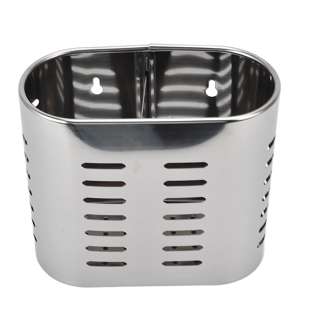 Fdit Household Wall Mount Utensil Drying Racks,Cooking Utensil Holder Flatware Hanging Organizer Drying Racks with Hollow Design for Spoons Knives Forks Chopsticks