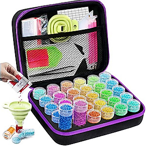 ARTDOT Diamond Painting Accessories for Diamond Art Kits, A4 Light Board and 30 Slots Diamond Painting Storage Containers