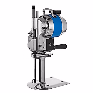 Mophorn Fabric Cutting Machine 8 inch High Speed Straight Knife Cloth Cutting Machine 750W Industrial Fabric Cutting Machine with Automatic Knife Sharpen(8 inch)