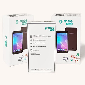 G-Mee Play 3-Smartplayer (not a Smartphone) for Kids- ‘Android iPod’, Mp3 Player with Bluetooth and WiFi, Spotify Player, Music Player, mp4 Player & More -Kids' Safe Device w/Parental Controls