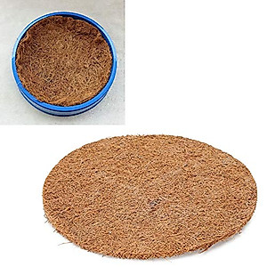 zhuolong 10PCS Bird Nesting Pads Natural Coconut Fiber Parrots Breeding Nests Bird Eggs Mat Breathable Dry Grass Mattress Provides Warm Hut Material Comfortable Bedding for Birds Pigeons