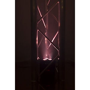 Colorkey, CKU07-2040, Colorkey TrussPar QUAD 3 Black, a lightweight and compact par fixture