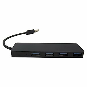 Professional USB 3.0 Hub 4-Port Adapter for Charger Data Slim Super Speed PC for Mac Laptop Desktop