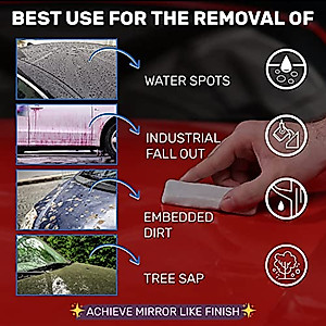 Nexgen Premium Clay Bar Kit — Complete Car Cleaning Kit — 5 Piece Professional-Grade Clay Bars Auto Detailing Wax Kit for Cars, RVs, Motorcycles, Boats, and ATVs