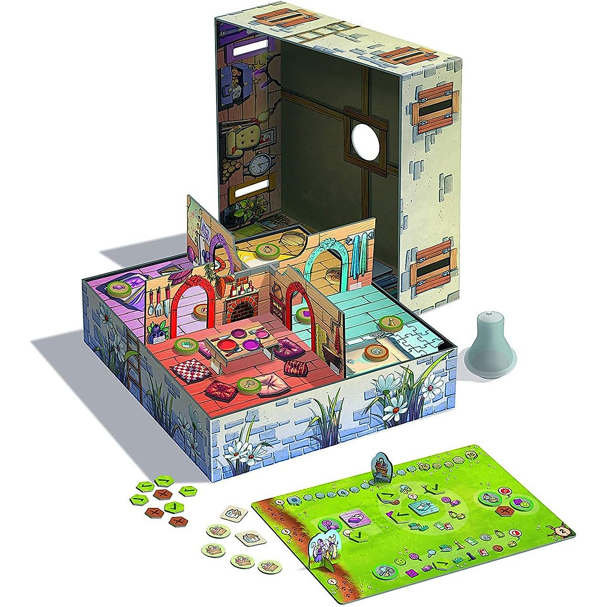 GIGAMIC Peek-A-Mouse | Cooperative Game for Kids and Families | Ages 5+ | 2 to 6 Players | 20 Minutes