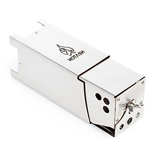 Hot Ash Wood Burning Stainless Steel Rocket Stove (Now Weighs 2 Pounds!)