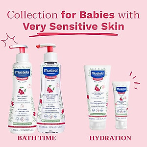 Mustela Baby Very Sensitive Skin Bath Time Gift Set - Baby Skin Care Essentials - with Natural Avocado & Schizandra Berry - 2 Items Set