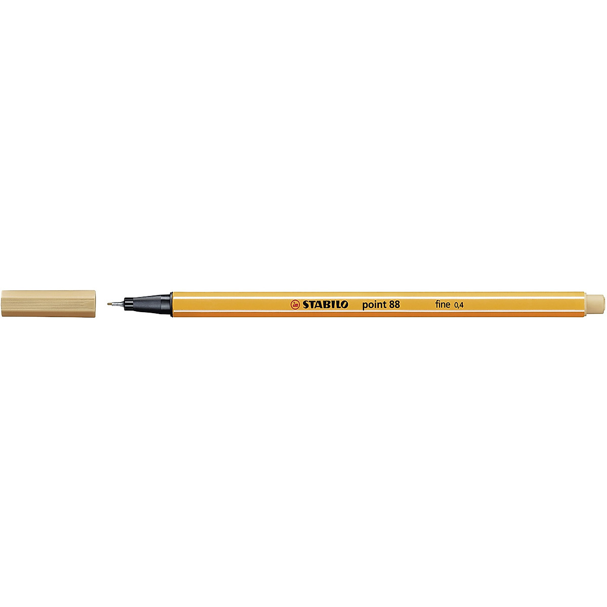 Fineliner - STABILO Point 88 - Pack of 10 - Light Ochre