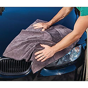 Grant's Premium XL Plush Drying Towel (6 Square Feet) 29-3/4" x 29-1/2" - Ultra Absorbent All-Purpose Lint-Free Scratch-Free Microfiber