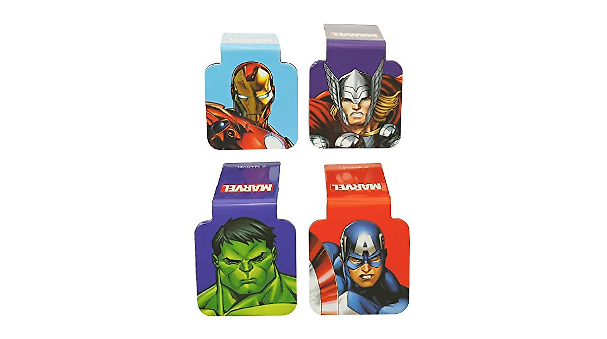 Marvel Avengers Magnetic Bookmarks Set | Official Comic Design
