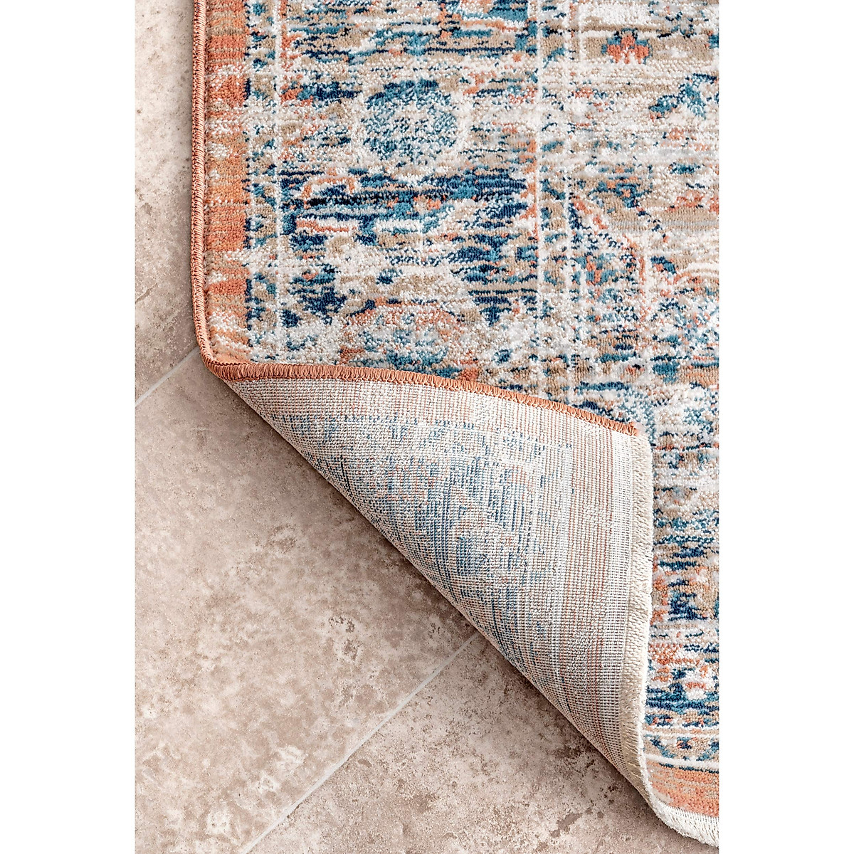 nuLOOM Piper Faded Transitional Area Rug, 4x6, Beige