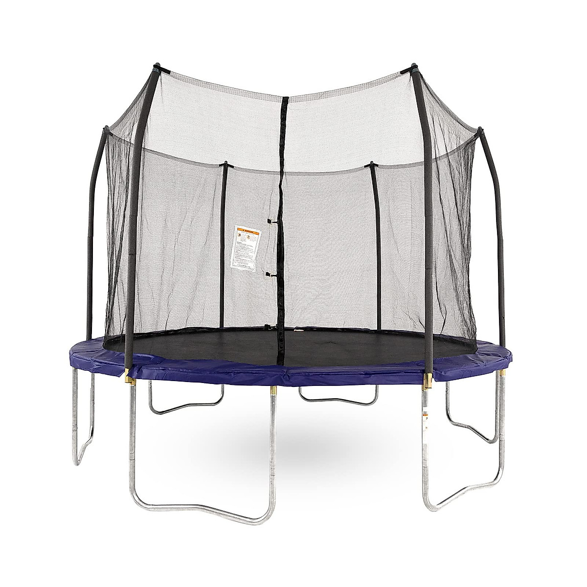 Skywalker Trampolines 12-Feet Round Trampoline and Enclosure with Spring Pad, Blue