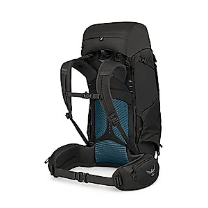 Osprey Volt 65L Men's Backpacking Backpack, Mamba Black, One Size, Extended Fit