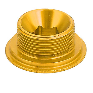 ZPSHYD Crank Arm Screws, Crank Arm Bolt for Mountain Road Bike Bracket Cap Crankset Screw BB Axis Screws (Gold)