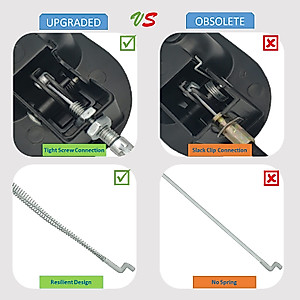 Merrian Living Metal Recliner Handle with Cable, Replacement Part for Most Brands of Sofa, Couch, Loveseat, Chair