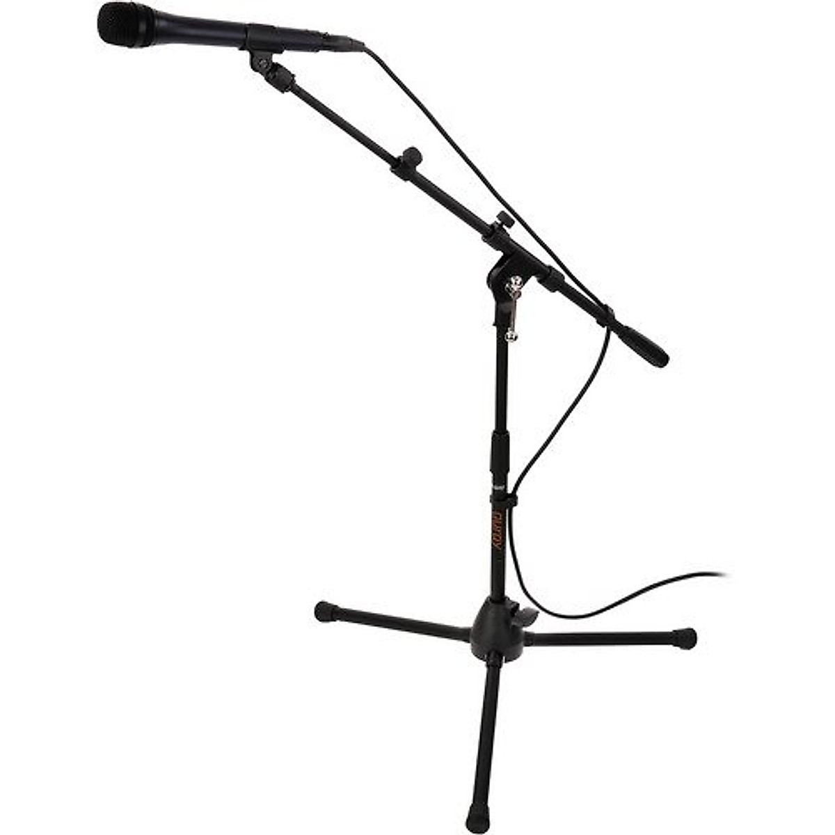 Auray MS-5220T Short Tripod Microphone Stand with Telescoping Boom