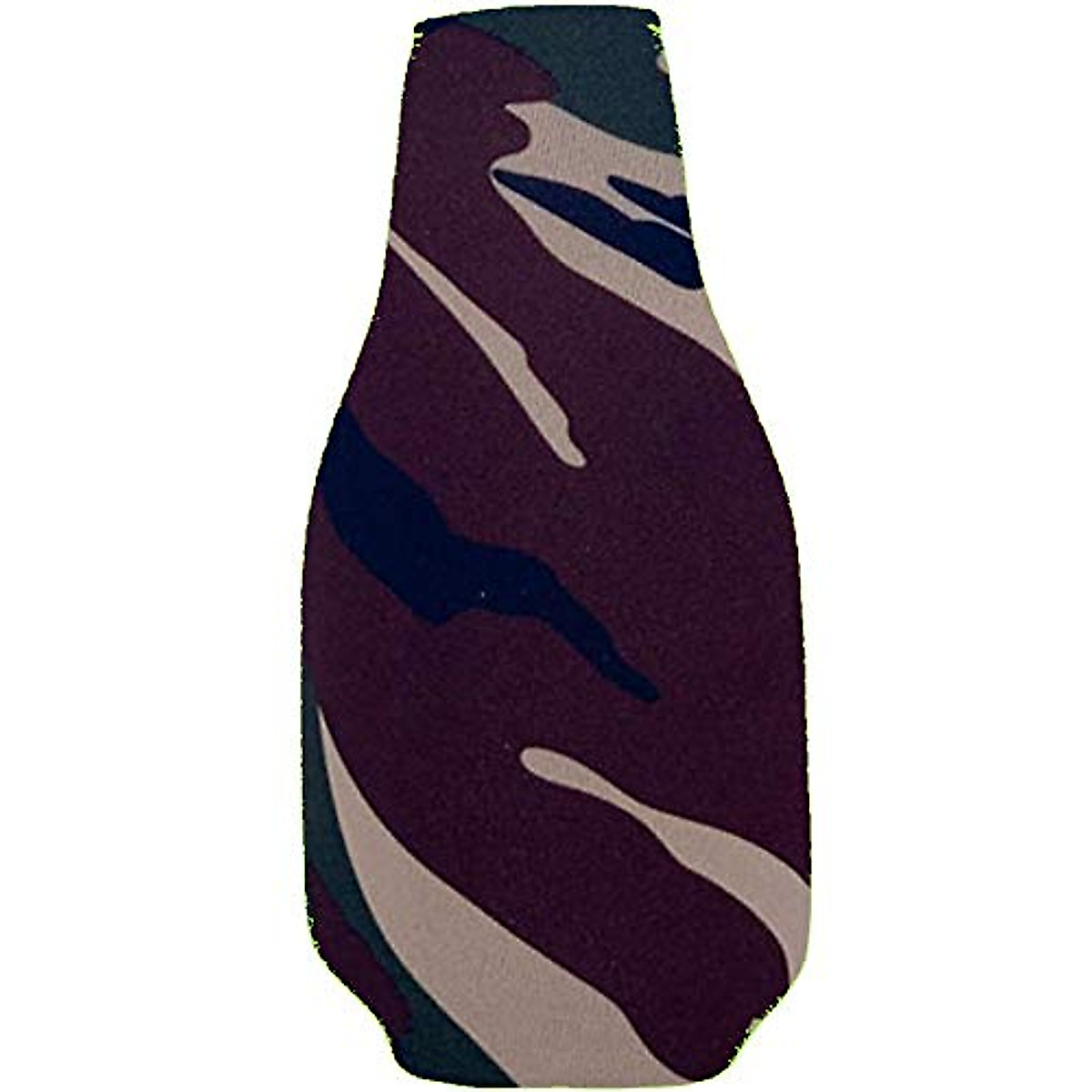 Blank Neoprene Beer Bottle Coolie (1, Green Camo)