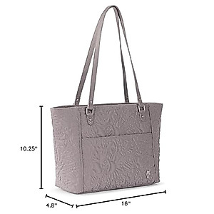 Sakroots Metro Tote Bag in Eco-Twill with Dual Shoulder Straps, Mushroom Spirit Desert Quilted