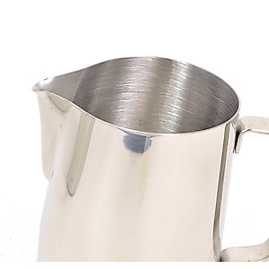 Rhino Coffee Gear Rhino Classic Milk Pitcher 12OZ, 12 oz, Silver