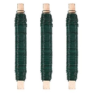 DOITOOL 3pcs Iron Wire Gardening Tree Wire DIY Bonsai Wire Stems Aluminum Bonsai Training Wire Bonsai Tool Kit Heavy Duty Wire Bonsai Wires Anodized DIY Kits Flexible Metallic Paint