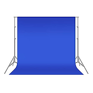 NEEWER 6x9 feet/1.8x2.8m Photo Studio 100% Pure Polyester Collapsible Backdrop Background for Photography, Video and Television (Backdrop ONLY) - Blue