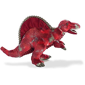 Aurora® Ferocious Dinos & Dragons Spinosaurus Stuffed Animal - Prehistoric Fun - Cuddly Companions - Red 17.5 Inches