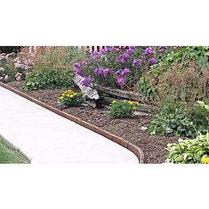 Flexible Brown Natural Lawn & Landscape Border Edging (8-Pack)
