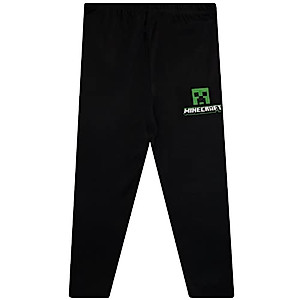 Minecraft Boys' Creeper Pajamas Size 7 Multicolored