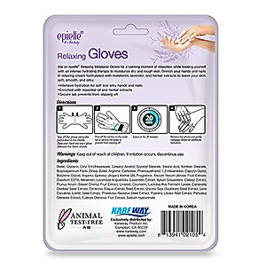 Epielle Relaxing and Nourishing Lavender and Hemp Socks and Gloves | Moisturizing and Relaxing Cream & Lotion | 12 Pack | Gift set for women, Spa Gift for women