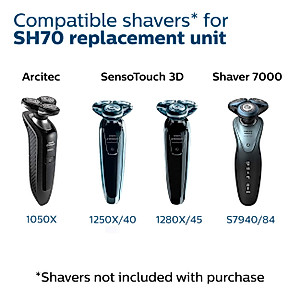 Philips Norelco Shaving Head for Shaver Series 7000, SensoTouch 3D and Arcitec Shavers, SH70/72