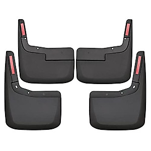 Husky Liners — Front & Rear Mud Guards | Fits 2021-2024 Ford F-150 (Excludes Raptor Models), Front and Rear - Black, 4 Pc. | 58526 - Black, 4 Pc | 58526