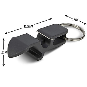 GoPong Ultimate Beer Shotgun Opener - Keychain Tool 10 Pack - Great for Party Favors, Tailgating and More - Choose Your Color