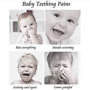 Baby Teething Toys Sensory Toys for Autistic ADHD, SPD, Oral Motor Children, Teething Straws Sticks, Baby Boy Girl Gitfs Package for 3 6 12 36 Months Baby Teether