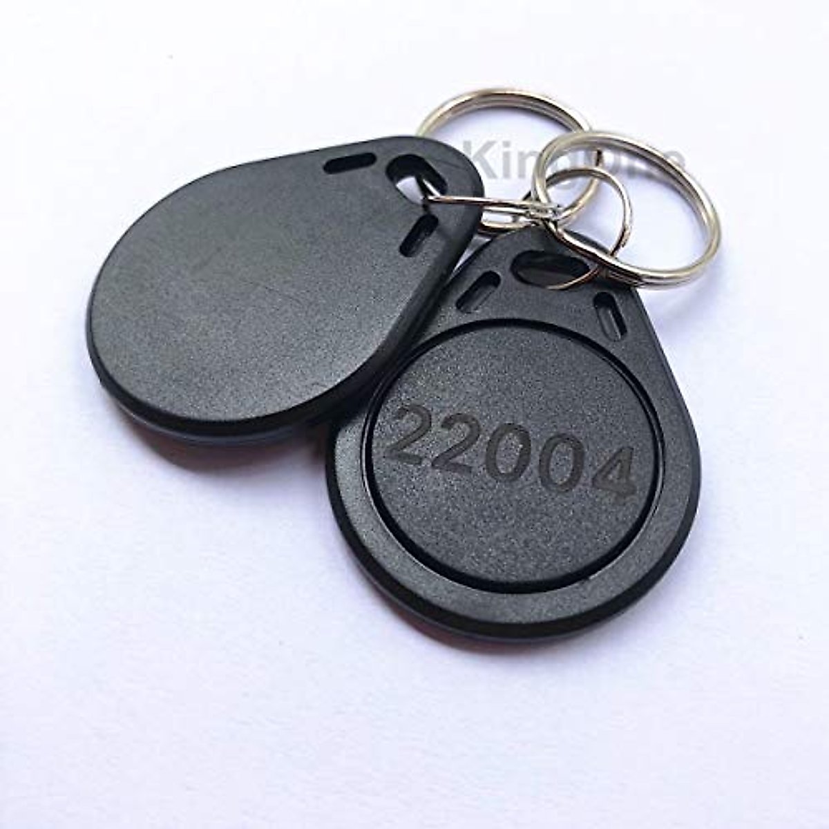100pcs 26 bit Keyfobs Proximity Fob Works with Prox Key ISOProx 1346 1386 1326 H10301 Format Readers. Works with The vast Majority of Access Control Systems (Black)