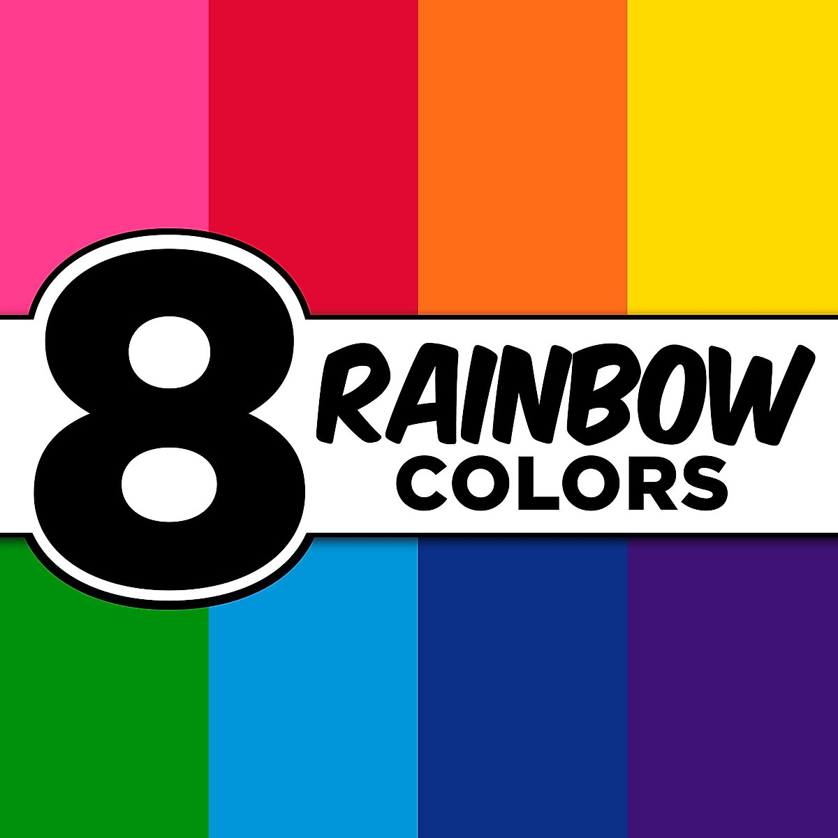 Tulip Rainbow Tie-Dye Kit, Fabric Spray Dye, 8 Vibrant Colors