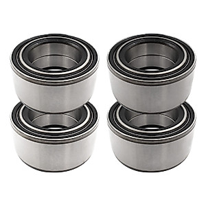 Nakuuly Front and Rear Wheel Bearings Pack of 4 Compatible with Polaris RZR XP 4 900 1000 Turbo Diesel Crew Scrambler Sportsman Replaces # 3514699 3514822 3514924 3514627
