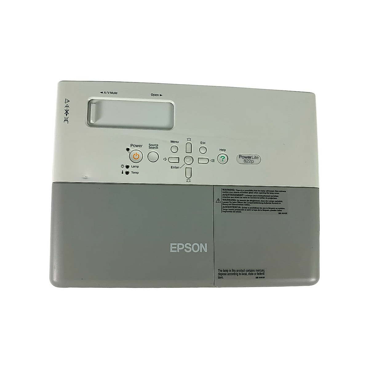 Epson Powerlite 822p Multimedia Projector