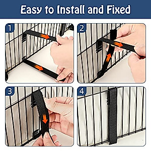 FHTONGE 55.9x28 Guinea Pig Cage Bottom Tarp for C&C Cage Panel, Waterproof Guinea Pig Cage Liner Base Washable Small Animal Cage Bedding for Hamster Chinchilla Hedgehog Ferret Rabbit Habitat(No Cage)