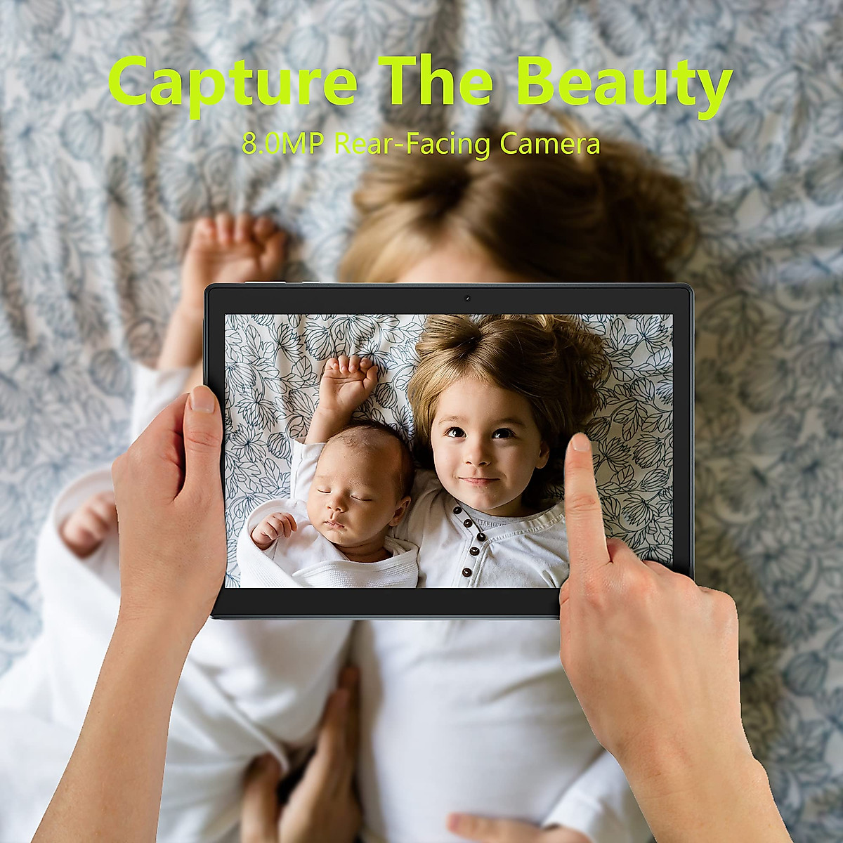 NINTAUS 10.1 Inch Android Tablet 2022, 32GB Storage Quad-core Tablet PC, WiFi Tablets with Android 10.0 OS, 2GB RAM, 6000mAh Battery,Bluetooth, 1280×800 HD IPS Screen