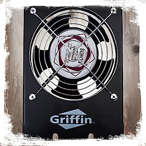 GRIFFIN Rackmount Cooling Fan | 3U Ultra-Quiet Triple Exhaust Fans, Keep Studio Audio Equipment Gear Cool | Rack Mount on Network IT System Server Rails | DJ PA AMP Temperature Control Panel Cabinet
