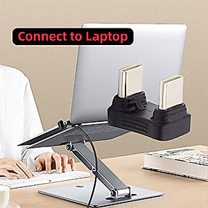 NFHK 480Mbps USB-C Type C Male to Male Coupler Extender Power Data Adapter Opposite U Shape Back Angled for Power Bank Phone Laptop