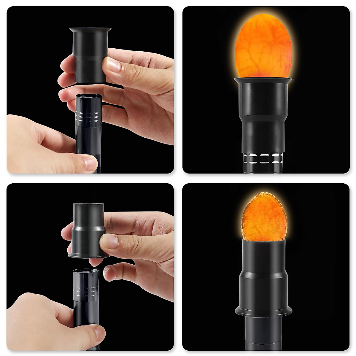 AZXIVIZ Egg Candler, Candling Light Tester for Eggs with High Intensity,Egg Candle for Distinguishing Fertile Chickens Ducks Quail Eggs
