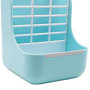 Blue Color Rabbit Feeders and Waterers, 180ml Bunny Water Bottles Dispenser for Small Animal Supplies Guinea Pig Hamsters (Blue)