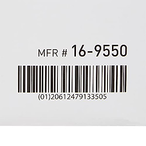 McKesson Flexible Plastic Straws, Individually Wrapped, 7 3/4 in, 500 Count