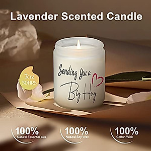 Candle Gifts for Embracing Friendship, Gifts for Men and Women, Soybean Wax Gifts, Smokey Fragrance, Stress Relief, Bedroom Gifts, Warm Copywriting, Halloween and Christmas Gifts, Friendship Gifts