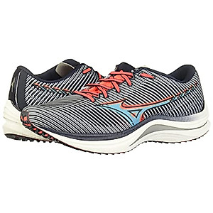 Mizuno Men's Wave Rebellion, India Ink/Scuba Blue, 10