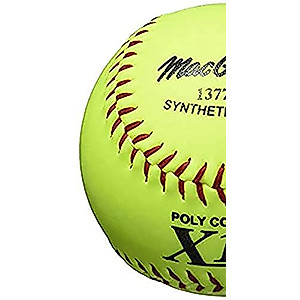 MacGregor X52RE ASA Slow Pitch Synthetic Softball, 12-Inch, Pack of 12