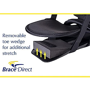 Brace Direct Air Foot Wrap (Small) + Posterior Night Splint (Small)- for Plantar Fasciitis, Achilles Tendinitis, Heel Pain and Drop Foot​ for Right or Left Foot, Men or Women