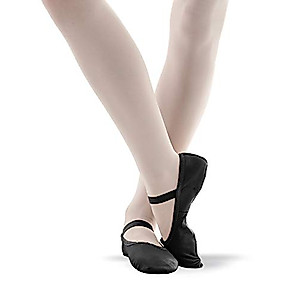 Dance Basix Leather Ballet Shoe for Women Black