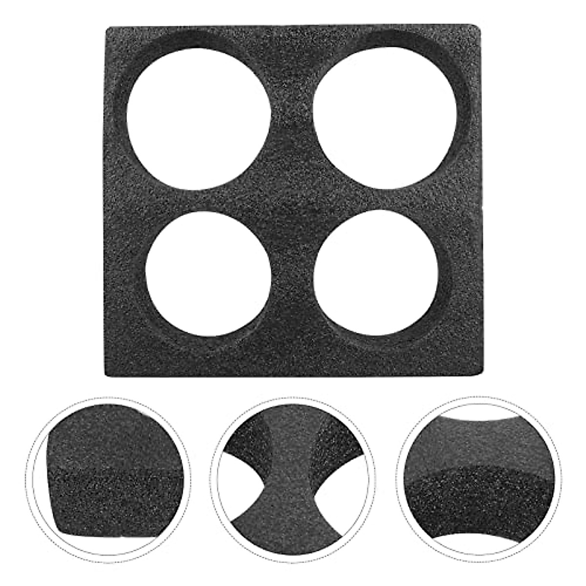 Happyyami Foam Drink Holder Takeout Packing Supply Disposable Coffee Tray Cup Takeout Carrier Takeout Holder Coffee Carrier Coffee Cup Holders Cold Drinks Holder Trays Outdoor Bottle Rack